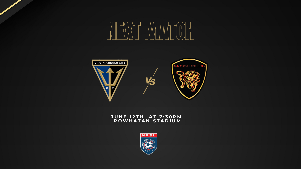 Virginia Beach City FC Hosts Grove United in Thursday Night NPSL Match ...